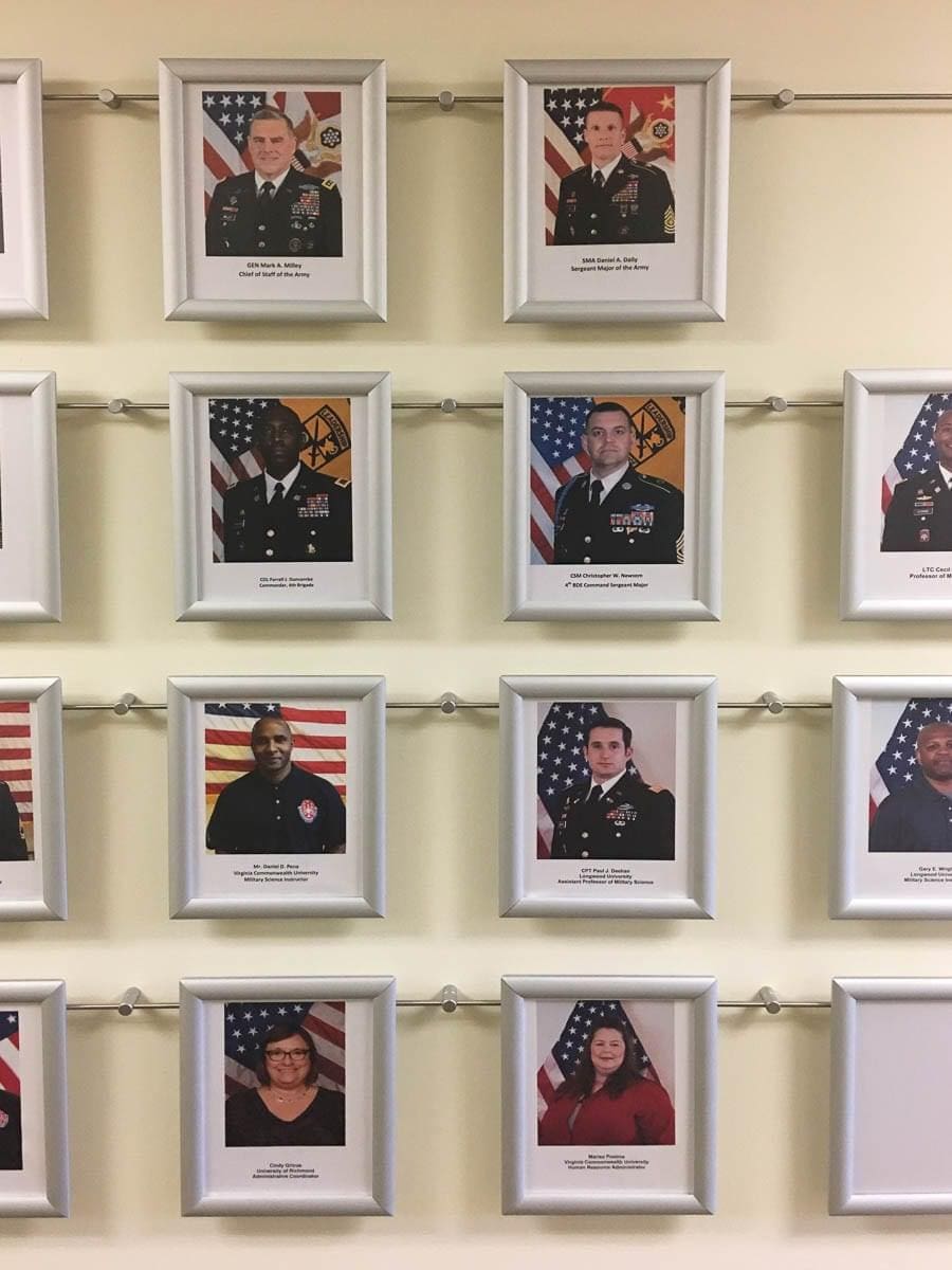 Hook-on Picture Display with Aluminum Frames | Front-Load Frame