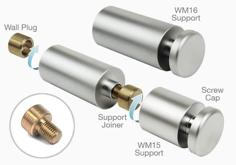 Sign & Panel Support Systems | Standoff Systems | Nova Display