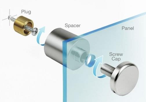 Modular Sign Standoffs | Wall Mounting Standoff Panel Supports
