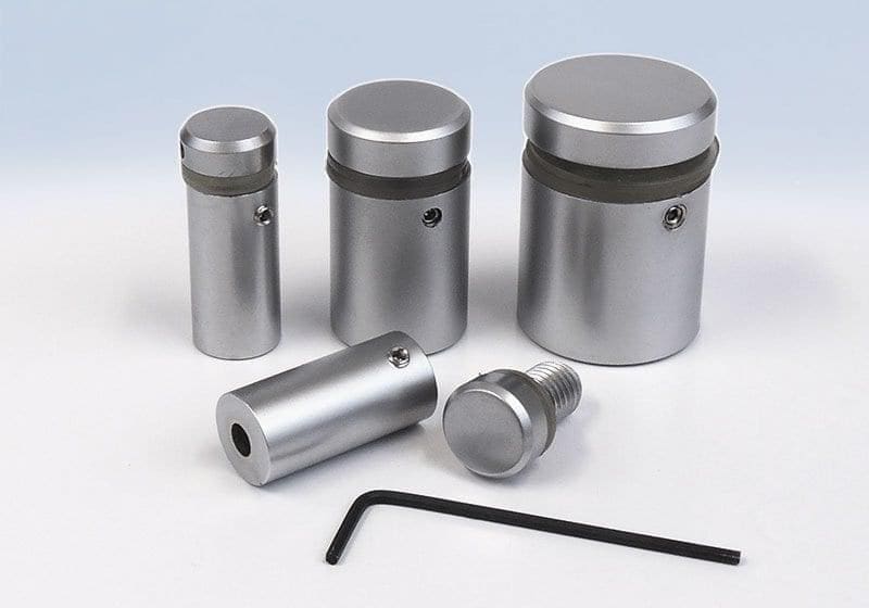 Security Locking Sign Standoffs Supports | Through Style Standoffs