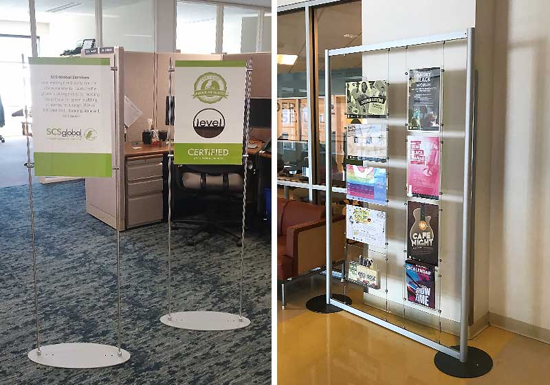 Totem Floor Display Stands | Modular Floor Display Kits with Rods