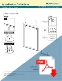 How to Install Newbury Versa-Mount Aluminum Frame - Nova Display