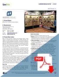 NovaDisplay Aluminum Modular Display Systems Arch. Specs - Nova Display