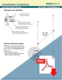 How to Install RR01 Adjustable Angle Rod-to-Rod Support Fixing - Nova ...