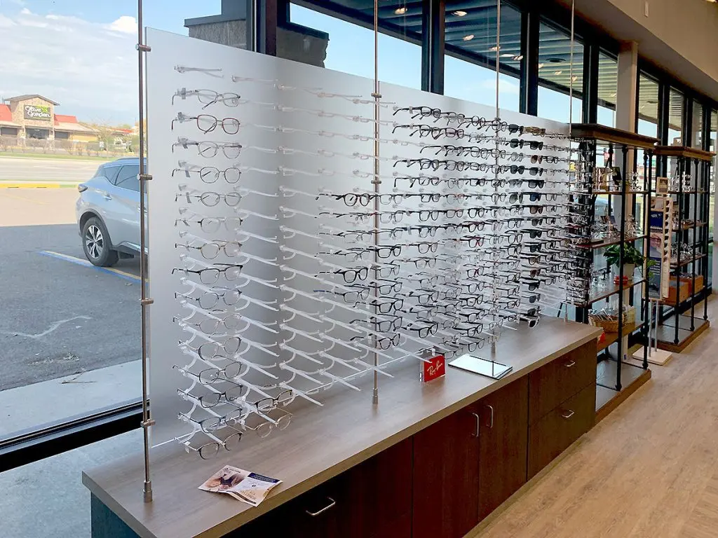 Elevate Your Eyewear Displays with Sleek Acrylic Wall Panels