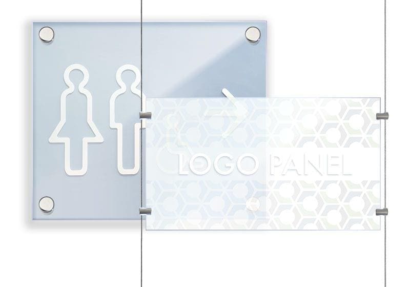 Cable/Rod Suspended Poster Display | Non-Glare Acrylic Frames