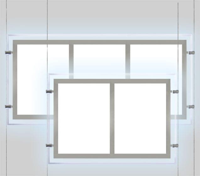 LED Backlit Display Frames | Acrylic Light Pockets for Windows