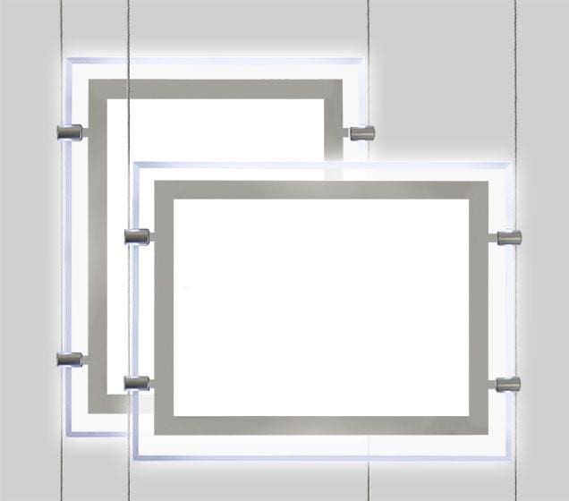LED Backlit Display Frames | Acrylic Light Pockets for Windows