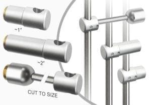 10mm Rod Display System for posters, signs, shelves, and cases