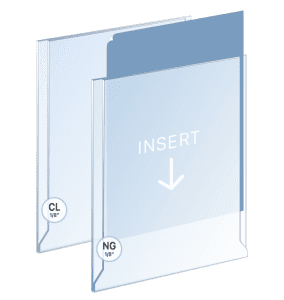 Cable/Rod Suspended Poster Displays | Easy Access Acrylic Display