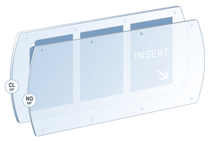 Oversized Acrylic Poster Frames | Nova Display Systems