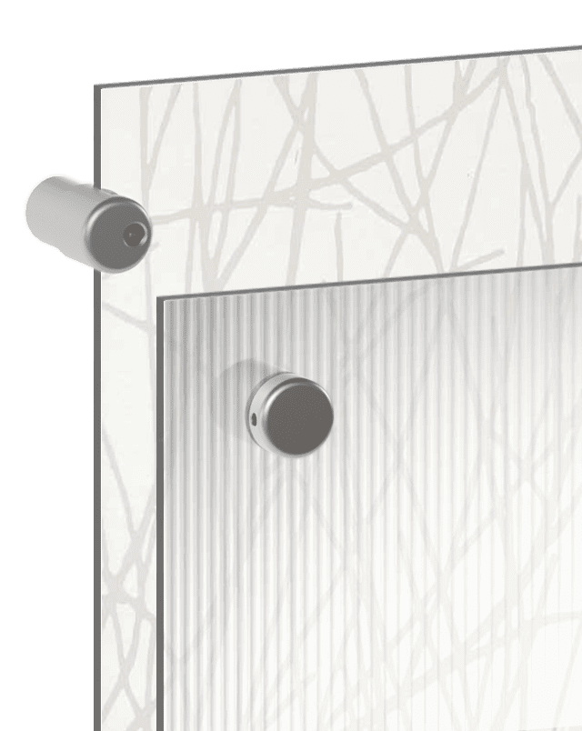 Cable/Rod Suspended Partition Walls | Acrylic Resin Décor Panels