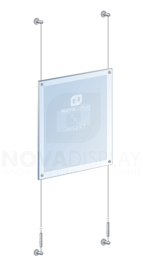 Cable/Rod Suspended Poster Display Frames | Acrylic Frames