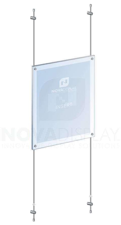 Cable/Rod Suspended Poster Display Frames | Acrylic Frames