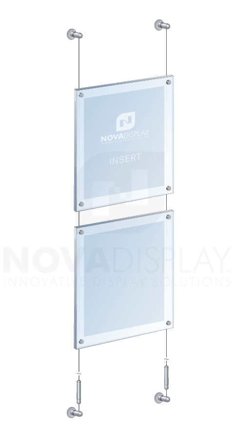 Cable/Rod Suspended Graphic and Banner Presentation Displays