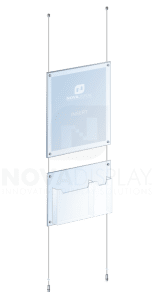 Cable/Rod Suspended Poster Display Frames | Acrylic Frames