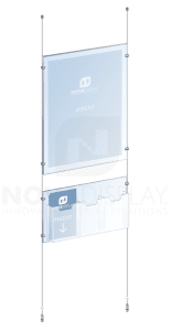 Cable/Rod Suspended Poster Display Frames | Acrylic Frames