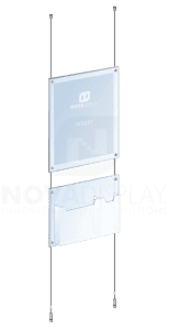 Cable/Rod Suspended Poster Display Frames | Acrylic Frames