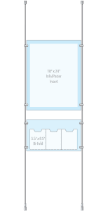 Cable/Rod Suspended Poster Display Frames | Acrylic Frames
