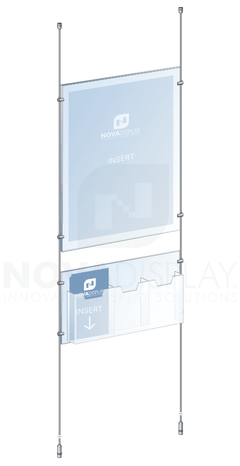 Cable/Rod Suspended Poster Display Frames | Acrylic Frames