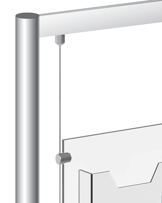 Free-Style Floor Display Stands | Modular Display Kits with Cables