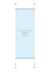 Cable/Rod Suspended Graphic and Banner Presentation Displays