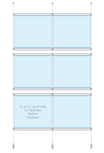 Cable/Rod Suspended Graphic and Banner Presentation Displays