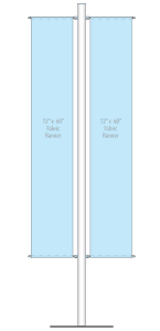 Info-Post Floor Display Stands | Modular Single Post Floor Display