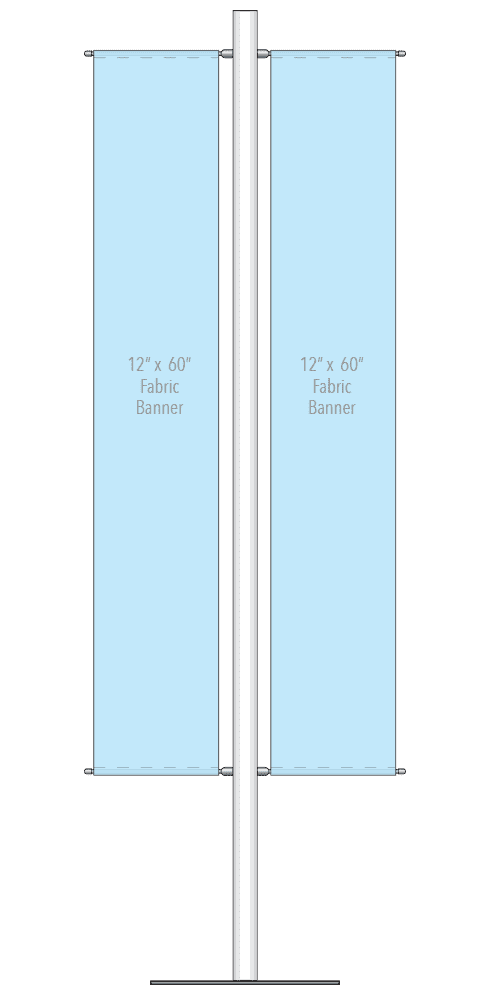 Info-Post Floor Display Stands | Modular Single Post Floor Display