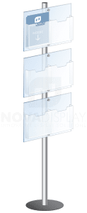 Info-Post Floor Display Stands | Modular Single Post Floor Display