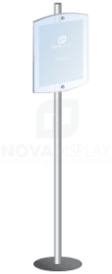 Info-Post Floor Display Stands | Modular Single Post Floor Display