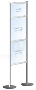 Stack-On Floor Display Stands | Aluminum Modular Display Kits