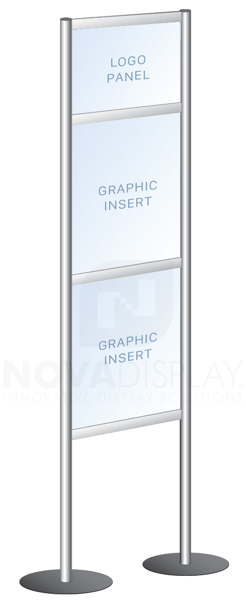 Stack-On Floor Display Stands | Aluminum Modular Display Kits