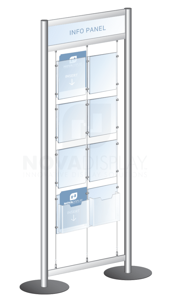 Free-Style Floor Display Stands | Modular Display Kits with Cables