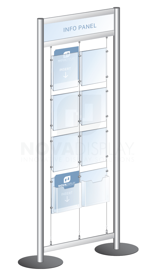 Free-Style Floor Display Stands | Modular Display Kits with Cables