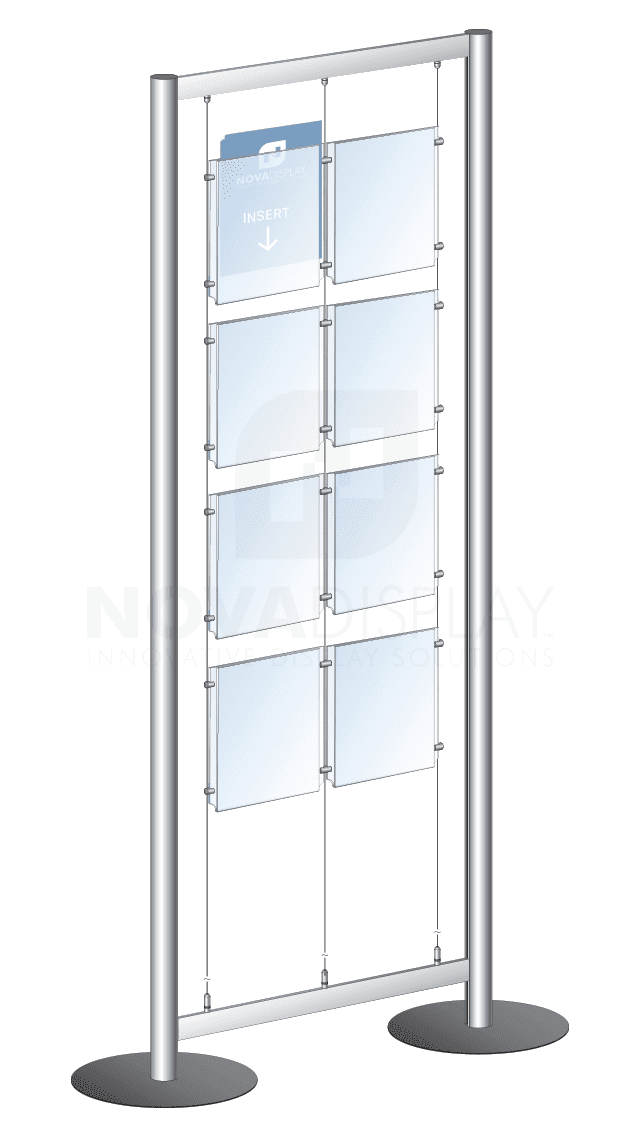 Free-Style Floor Display Stands | Modular Display Kits with Cables