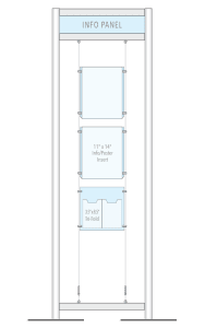 Free-Style Floor Display Stands | Modular Display Kits with Cables