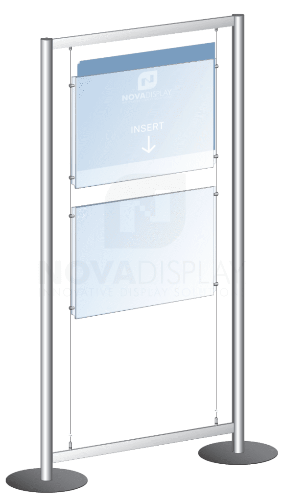 Free-Style Floor Display Stands | Modular Display Kits with Cables
