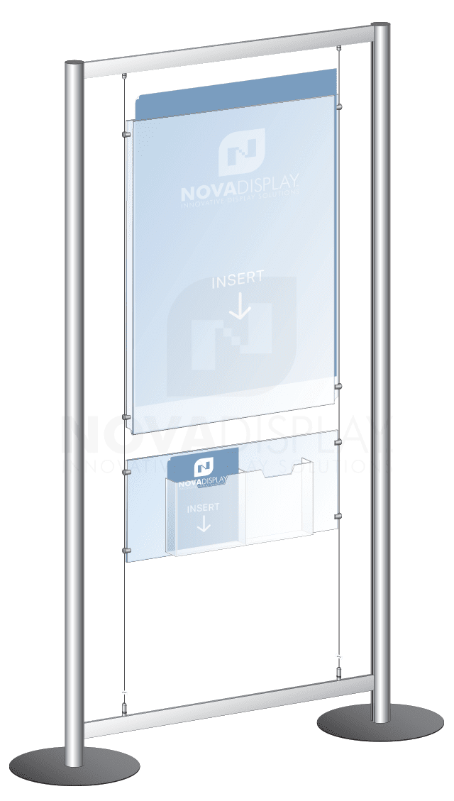 Free-Style Floor Display Stands | Modular Display Kits with Cables