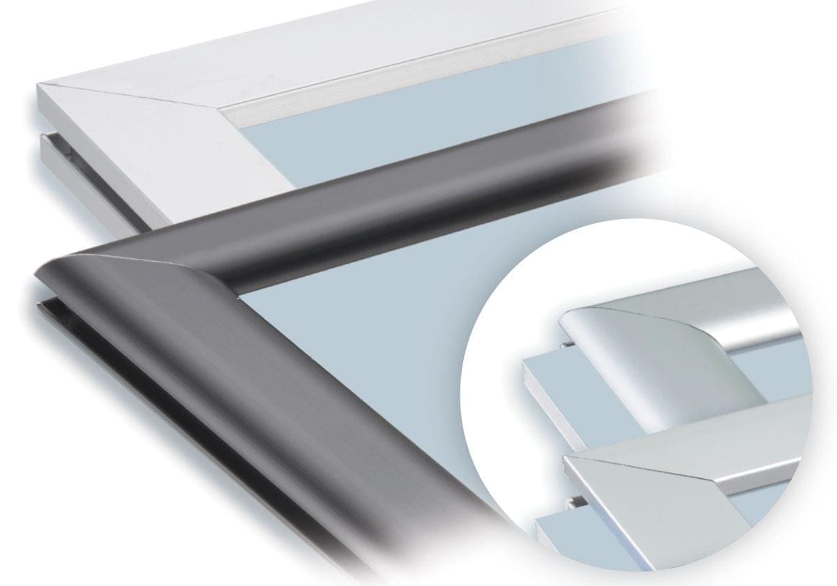 Aluminum Poster Frames for Top/Side Slide-in Inserts | AnoFrames