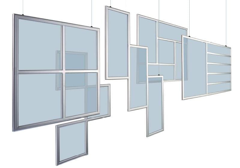 Aluminum Poster Frames for Walls, Windows, Ceilings, and Floors