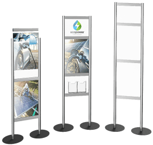 Stack-On Floor Display Stands | Aluminum Modular Display Kits