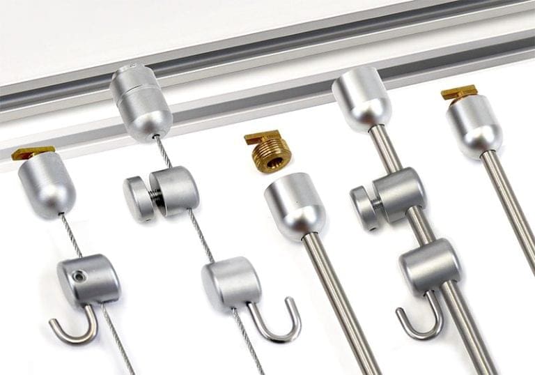 Rail/Track Display Systems for Picture and Posters Hanging | Nova Display