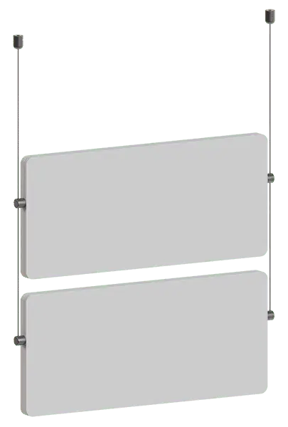 Cable Hanging Kits for Overhead Signs | Nova Display Systems