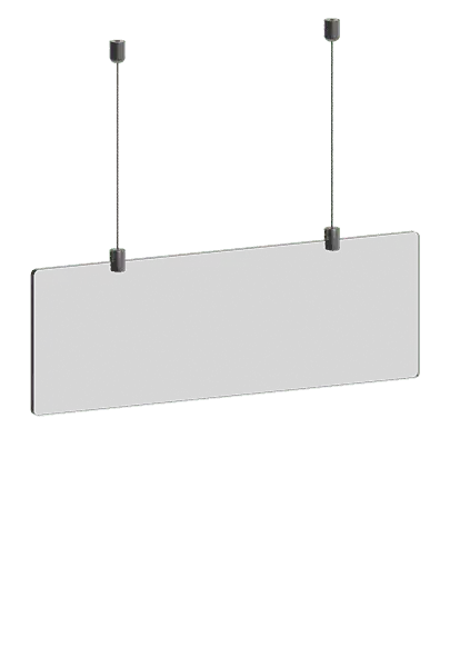 Cable Hanging Kits for Overhead Signs | Nova Display Systems