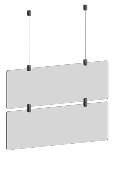 Cable Hanging Kits for Overhead Signs | Nova Display Systems