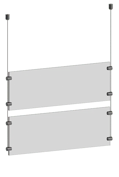 Cable Hanging Kits for Overhead Signs | Nova Display Systems