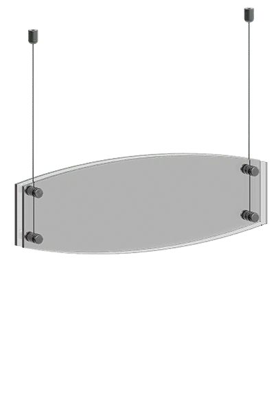Cable Hanging Kits for Overhead Signs | Nova Display Systems