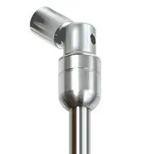 Glass Bar Shelves Suspended with Rod Hanging Systems