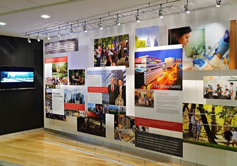 Hanging Graphic Banners with Cable/Rod Systems | Nova Display